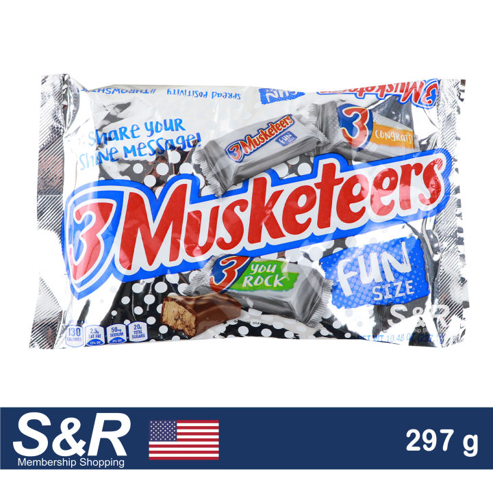 3 Musketeers Fun Size Chocolate Snack 1 pack | Lazada PH