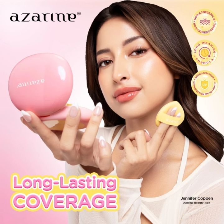 Azarine Covermatte Sunscreen Cushion SPF50+ PA++++ [11gr] Cushion Tahan ...