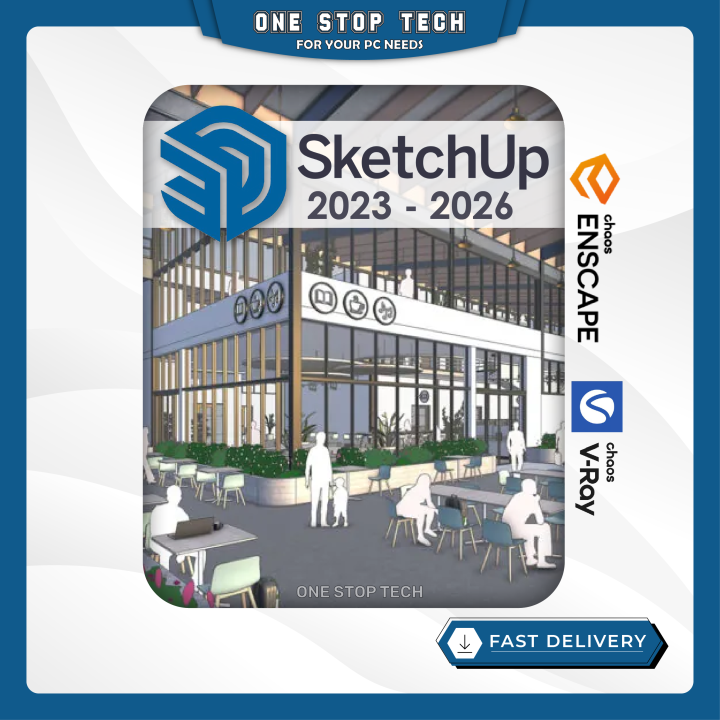Sketchup 2026 | VRay 7 | Enscape 4 | Lifetime | Windows / Mac | Lazada PH