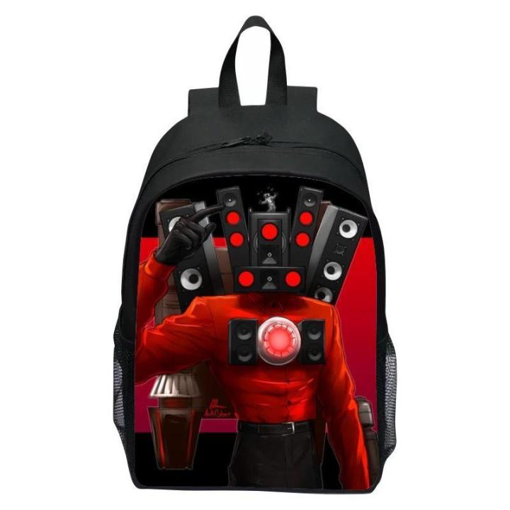 Skibidi Toilet Schoolbag Children's Cartoon Backpack Reducing Burden ...