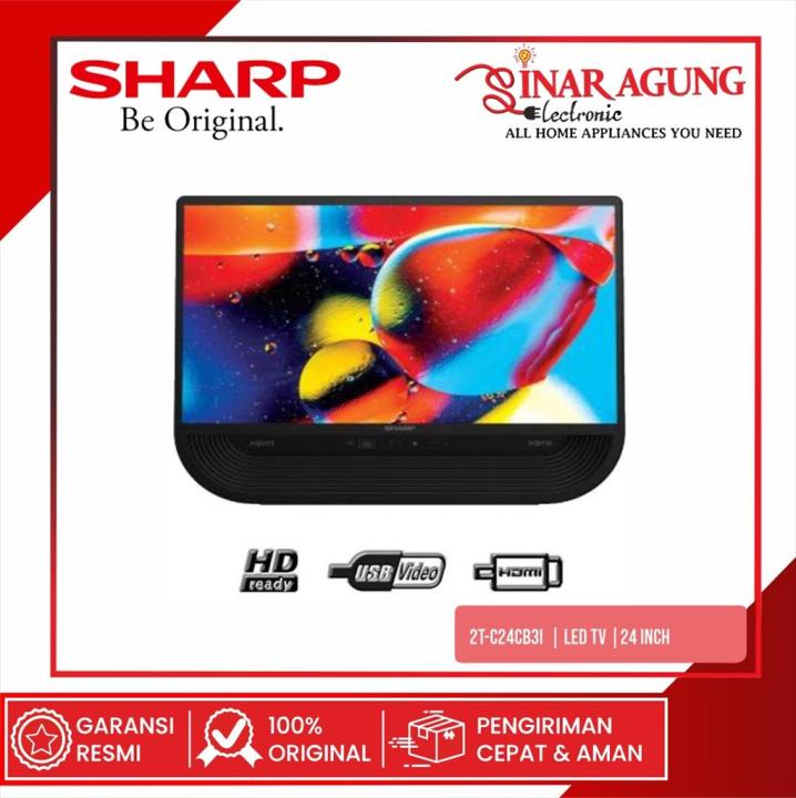 SHARP LED TV 24 INCH 2T-C24CB3I / 2TC24CB3I 100% ORI | Lazada Indonesia