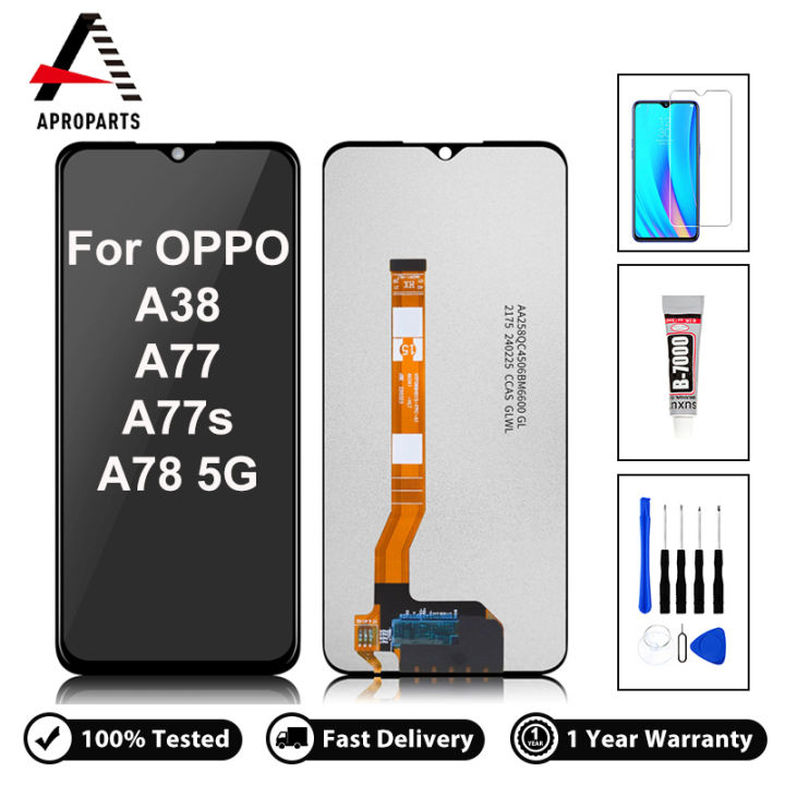 High Quality LCD For OPPO A38 A77 A77S A78 5G Display Touch Screen ...