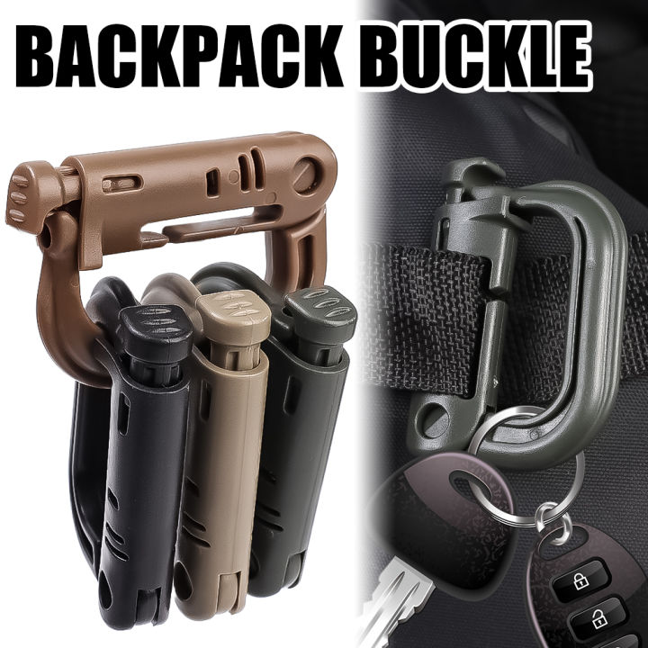 3Pcs Webbing Lock Grimlock Attach quickdraw Buckle Snap Shackle ...