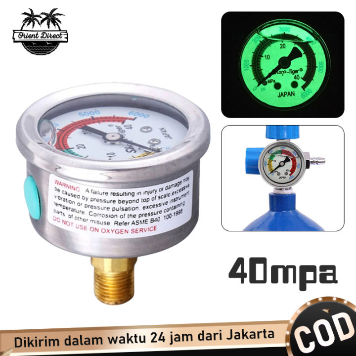 Pressure Gauge Manometer Pompa Pcp 6000 Psi | Lazada Indonesia