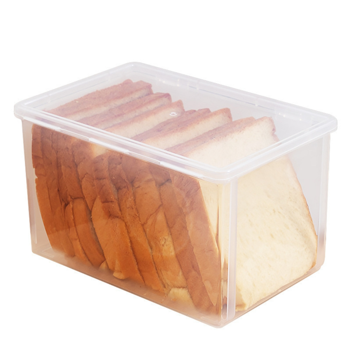 Airtight Bread Storage Containers Reusable Loaf Cake Clear Bread ...