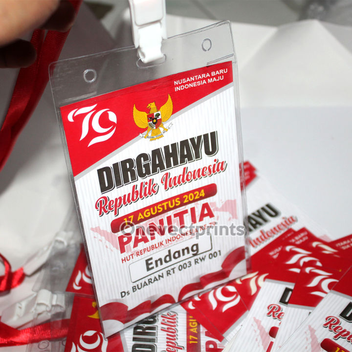 name tag panitia 17 agustusan , name tag // id card panitia agustusan ...