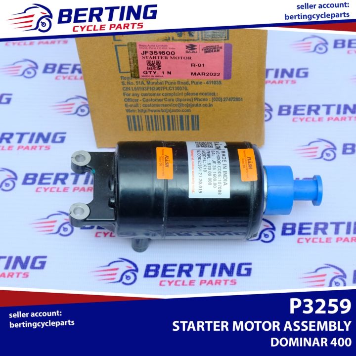 STARTER MOTOR ASSEMBLY Dominar 400 V1 UG FITS KTM Duke 390 RC390 ...