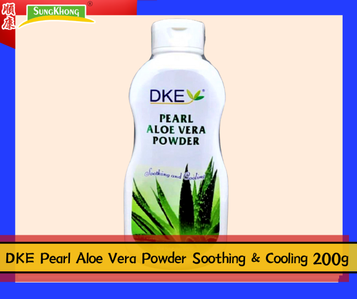 DKE Pearl Aloe Vera Powder Soothing & Cooling 200g | Lazada