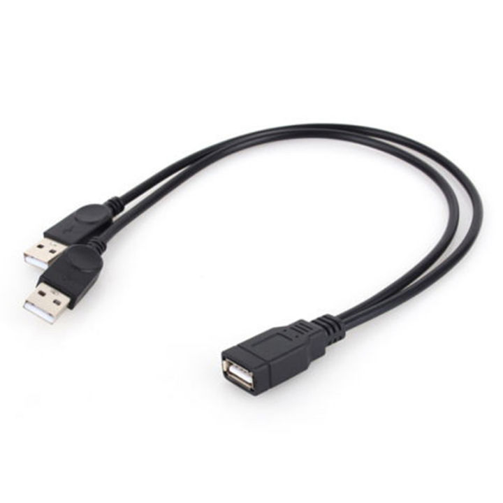 [LIXIAOJU] New USB 2.0 1 Female To 2 Male Y-Splitter Data Sync Charging ...