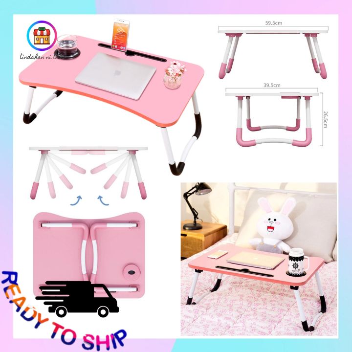 AFFORDABLE Laptop and Tablet Foldable Table, Bed Table, Tablet Table ...