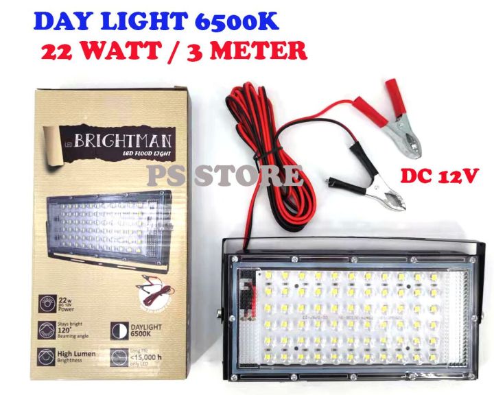 Brightman 12V DC powered LED Flood light / Spotlight 22W | Lazada