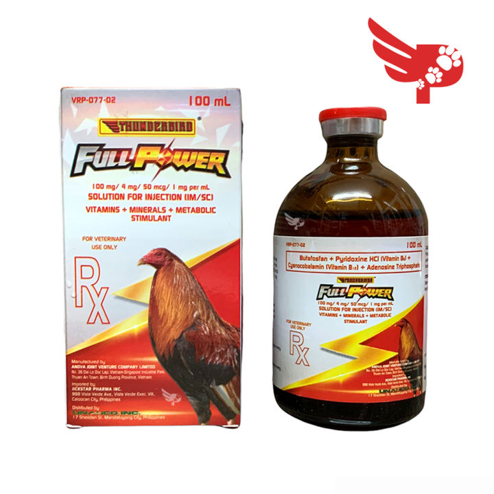 Thunderbird - Full Power 100ml - for Gamefowls, Rooster, Fighting Cocks ...