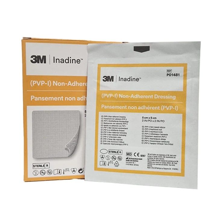 [Box Deal] 3M Inadine dressing POVIDONE IODINE [2 sizes] 25pcs/box ...