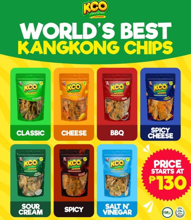 THE FIRST AUTHENTIC AND ORIGINAL KANGKONG CHIPS BY JOSH MOJICA 120g ...