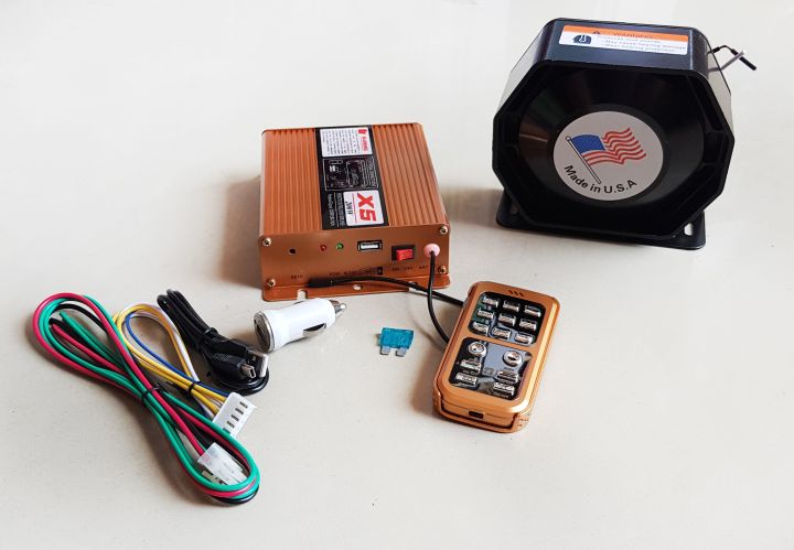 Wang Wang X5 Siren Amplifier with Speaker and Public Address | Lazada PH