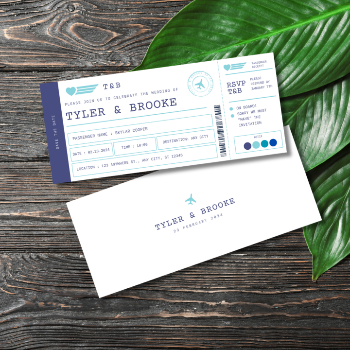Boarding Pass Style Invitation | Lazada PH