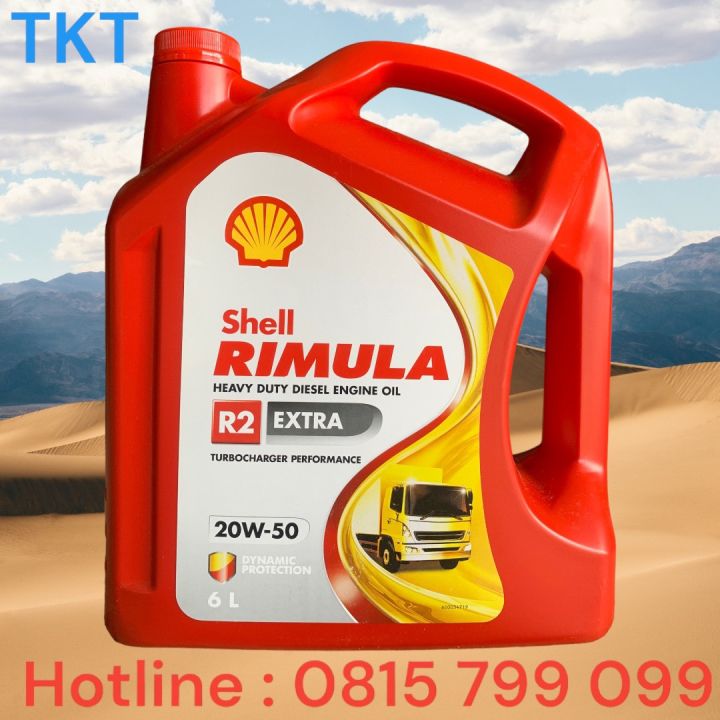 Shell Rimula R2 Extra CF-4 20W50 6 lÍt | Lazada.vn