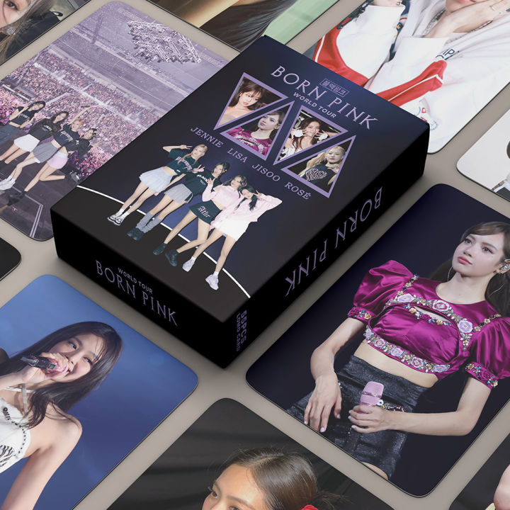 Csbi 55pcs Set Kpop Blackpink 2023 New Album Born Pink World Tour Lomo