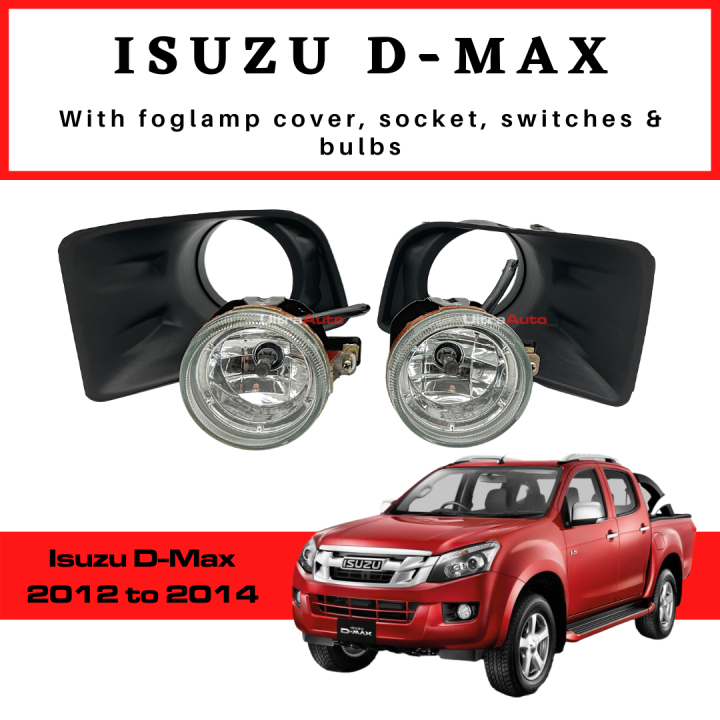 Isuze DMax D-Max D Max Foglamp Foglight Spotlight (2012 2013 2014 ...