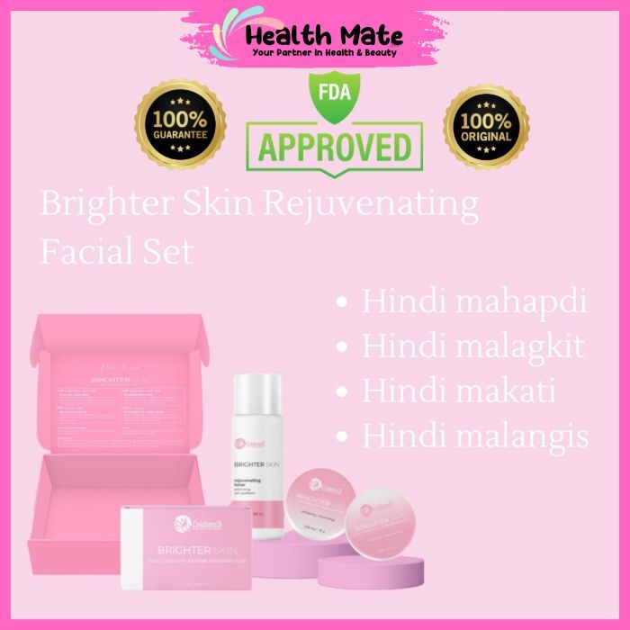 ORIGINAL brighter Skin Rejuvenating Facial Set for Women/Evidenc3 ...
