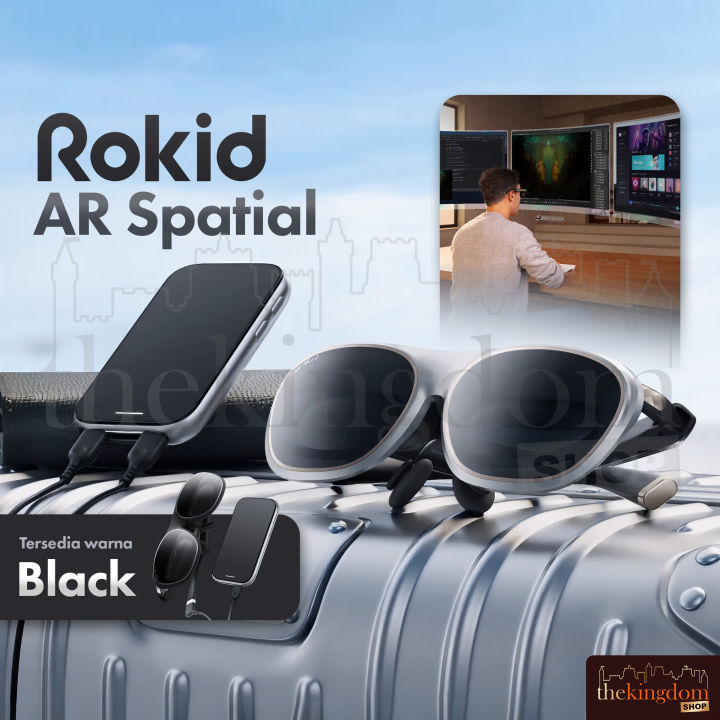Rokid AR Spatial Kacamata Pintar Smart Glasses Augmented Reality Layar ...