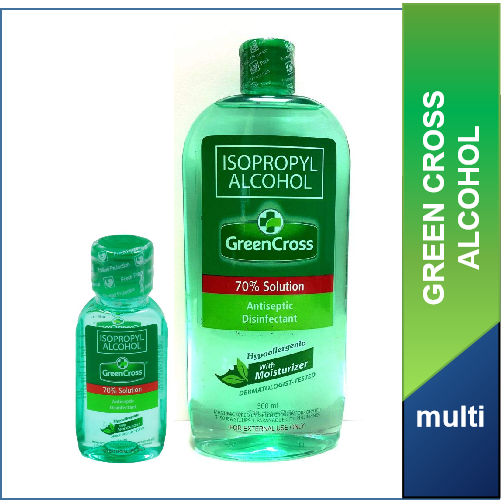 Green Cross Isopropyl Alcohol 70% Solution, 60ml/ 500ml | Lazada Singapore