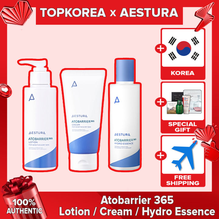 ★AESTURA★ Atobarrier 365 Lotion 150ml , Cream 80ml, Hydro Essence 150ml ...