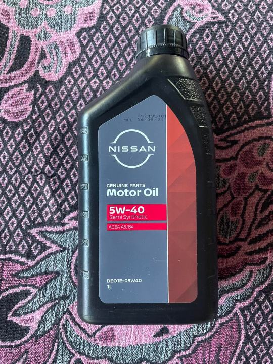 NISSAN GENUINE OIL (Semi Synthetic 5W-40) Diesel Engine Oil 1Liter ...