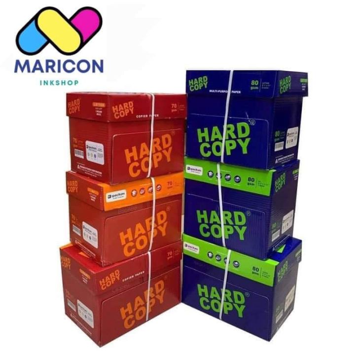 Hard copy bond Paper per box or 5 reams 70gsm or 80gsm | Lazada PH