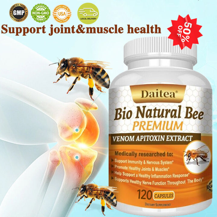 Daitea Bee Venom Powder Extract อาหารเสริมข้อต่อ - ลดปัญหาสะโพก เข่า ...