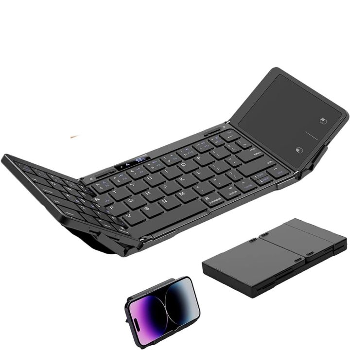 Jomaa Alloy Bluetooth Foldable Keyboard Battery Level Display ... Jomaa Alloy Bluetooth Foldable Keyboard Battery Level Display ...