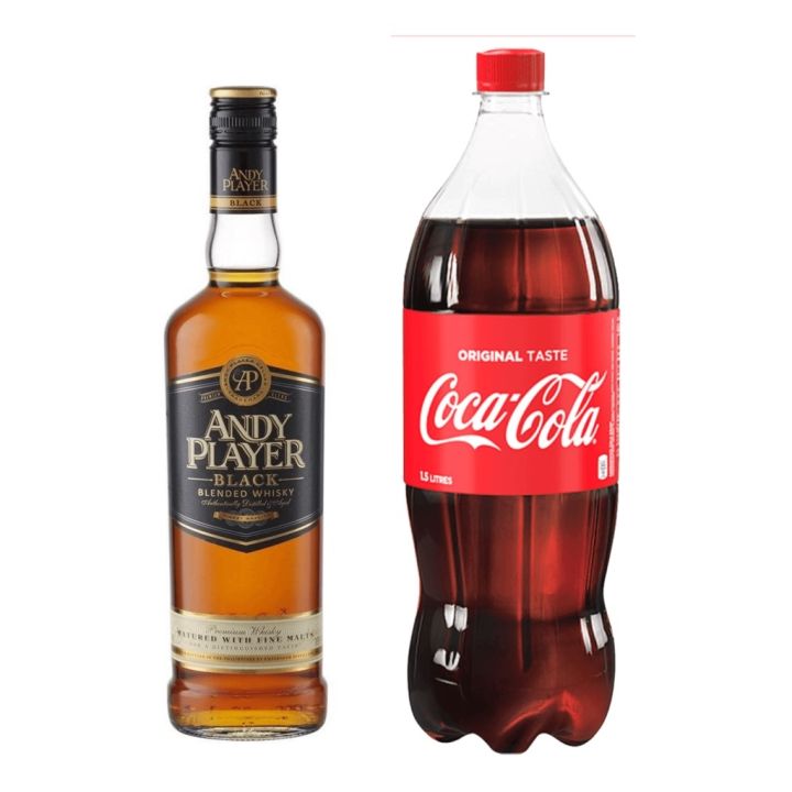 Andy Player Black Blended Whisky 500ml Coca Cola 1.5L | Lazada PH