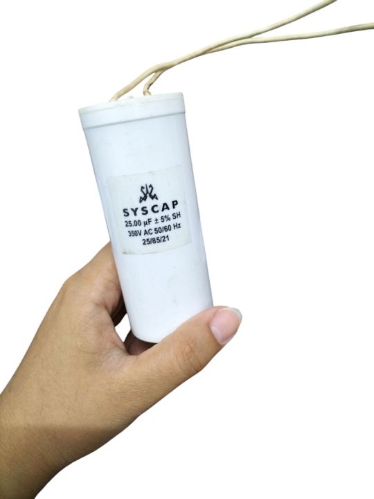 Motor Running Capacitor 25MFD 350 VAC, SYSCAP | Lazada PH