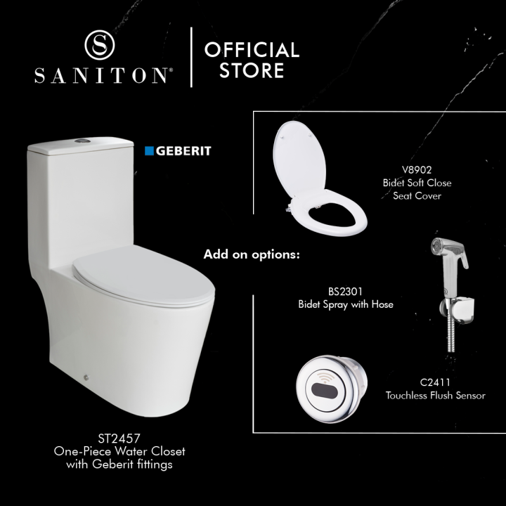 SANITON Roselle ST2457 Toilet Bowl with Touchless Sensor (Add On ...