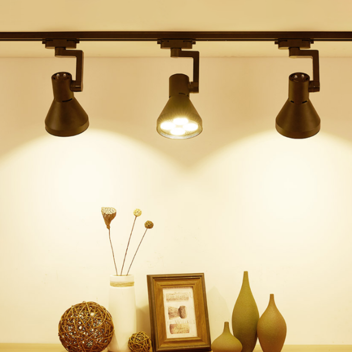 Modern LED Track Light Aluminum Soptlight Living Room Corridor Shops ...