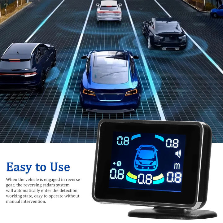 WGVSA Car Parking Sensor Reversing Radars System Front & Rear Support ...
