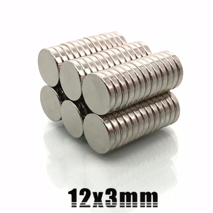 5ชิ้น แม่เหล็ก 12x3มิล Magnet Neodymium 12*3มิล แม่เหล็กแรงสูง 12x3mm กลมแบน ขนาด 12mm x 3mm แรง ...
