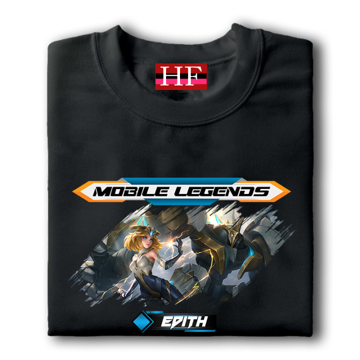 Edith T-shirt Mobile Legends tshirt for Men Women Unisex MLBB ML Tee ...