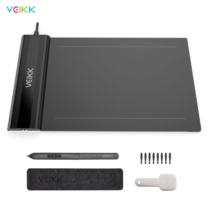 VEIKK S640 Graphics Drawing Tablet 6 x 4 Inch Active Area 8192 Levels ...