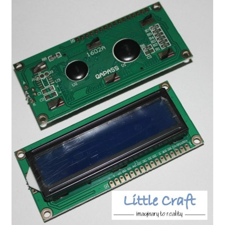 Character LCD Display 1602 Blue Blacklight for Arduino, Respberry | Lazada