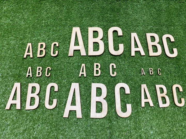 Wooden Font | Huruf kayu | Cutting Laser | Lazada Indonesia