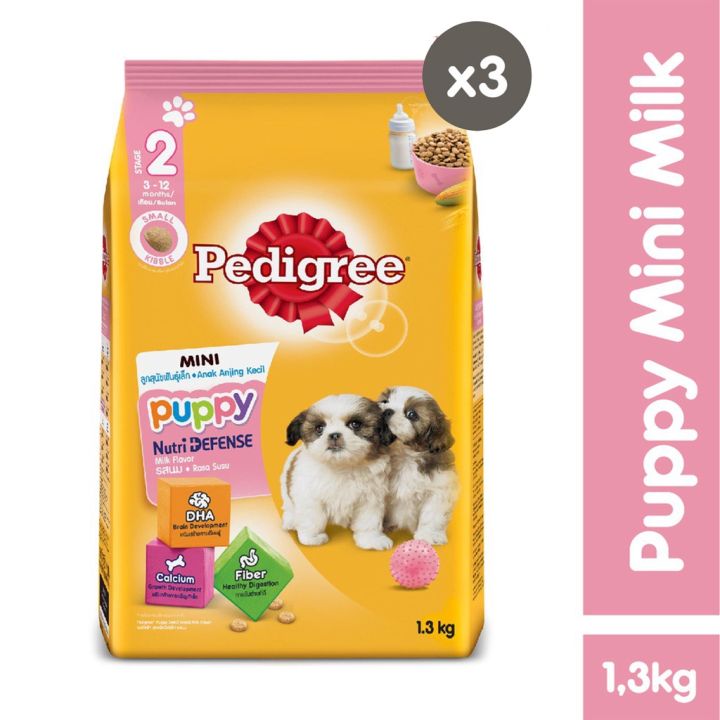 PEDIGREE Dog Food for Puppy – NutriDefense Mini for Small Breed Dogs ...