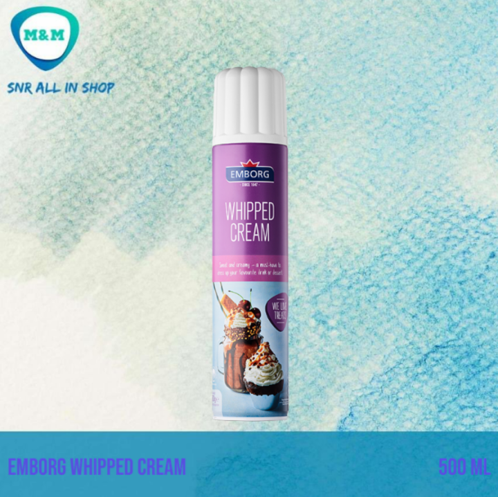 EMBORG Whipped Cream 500ML | Lazada PH
