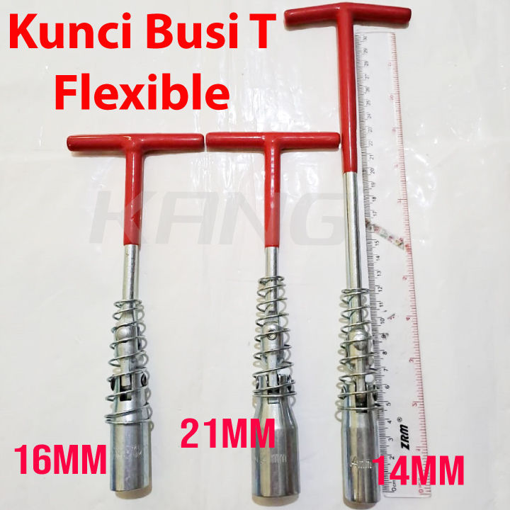 Kunci Busi Flexible | Type T | 14mm | 16 mm | 21 mm | Lazada Indonesia