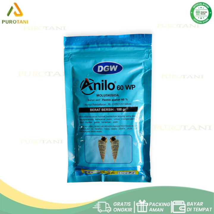 Moluskisida Anilo 60 wp Obat keong Siput Fentin Asetat | Lazada Indonesia