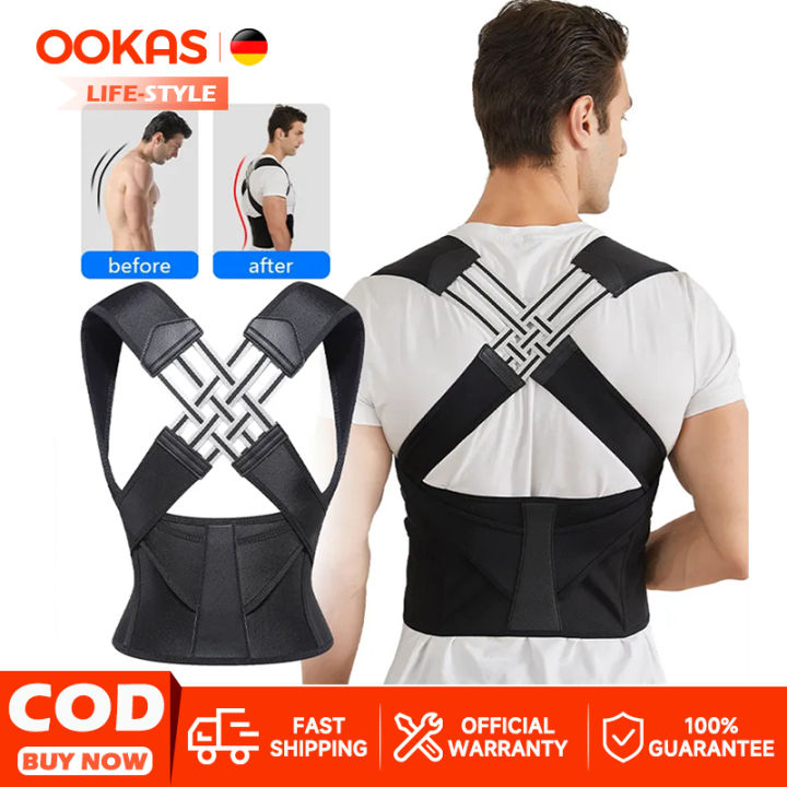 OOKAS posture correction belt Back Supporter Posture Adjustable Posture ...