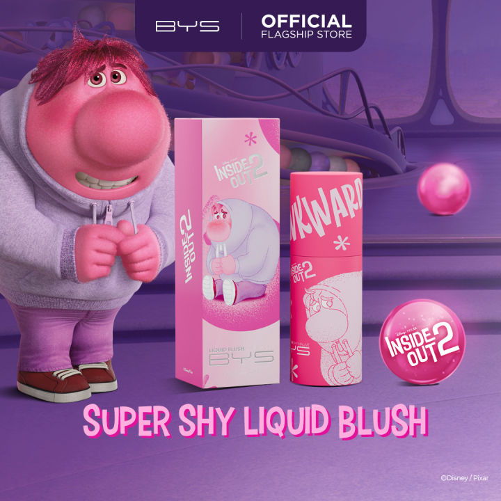 BYS x Disney Inside Out 2 Super Shy Liquid Blush Shy Mauve | Lazada PH