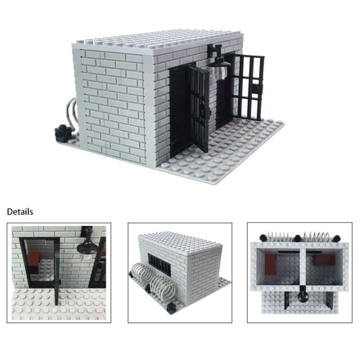 Prison City Military MOC Build Blocks Set Thief Police Officer Solider ...