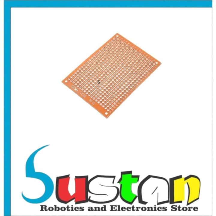 PCB LUBANG 5X7 DOT MATRIX 5X7CM FOR LUBANG IC PITCH 2.54MM PCB BOARD ...