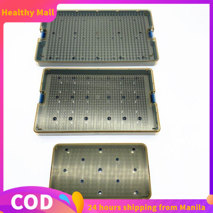 Silicone Sterilization Tray Disinfection Case Autoclavable Box 3 Types Size For Holding ...